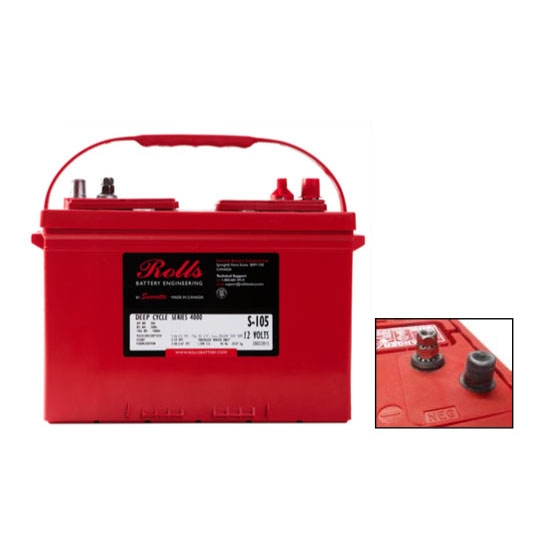 Batería Rolls S-105 106A 12V | TeknoSolar.com