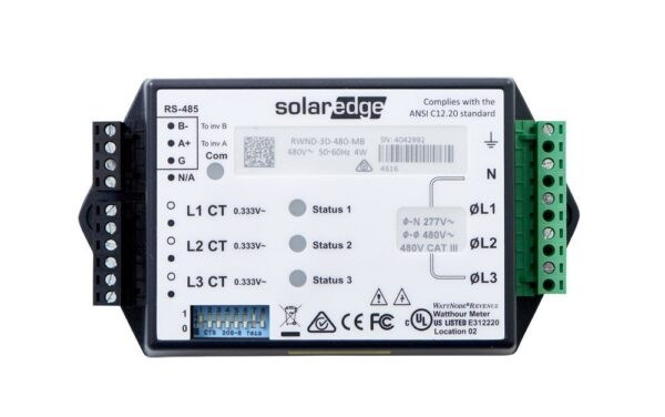 Medidor Energético SolarEdge Energy Meter con Modbus | TeknoSolar.com